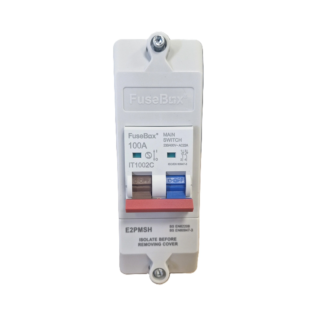 Fusebox E2PMSH Double Pole 2 Way Slimline Enclosed Supply Authority ...