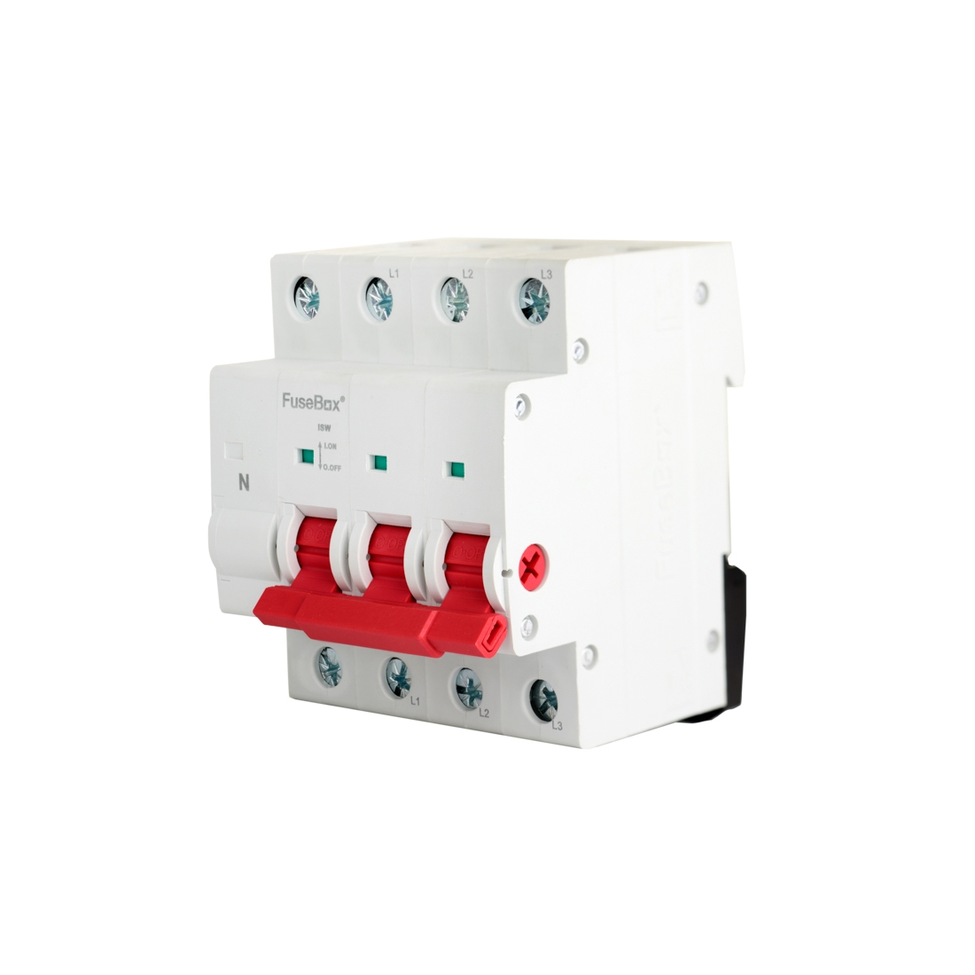 Fusebox IT1253N 4 Module 125A Triple Pole + Unswitched Neutral DIN Rail ...